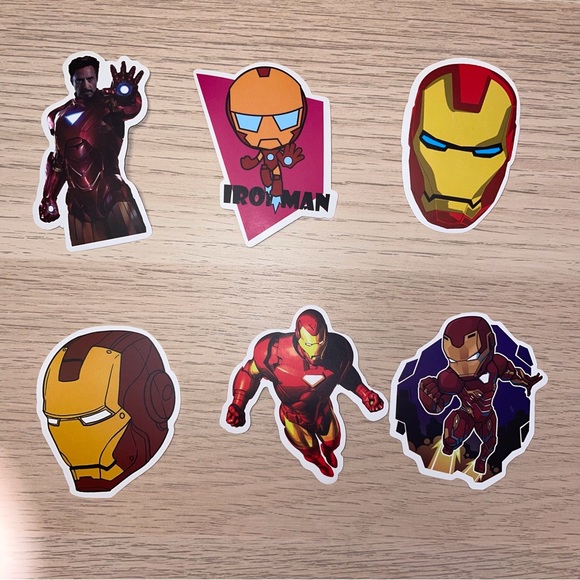 Art | Iron Man Stickers 6 | Poshmark